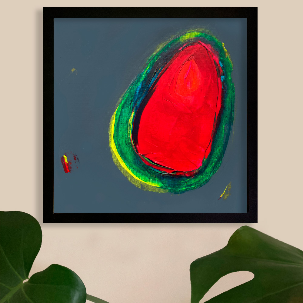 Phosphene | 30 x 30cm | canvas board | angie moyes